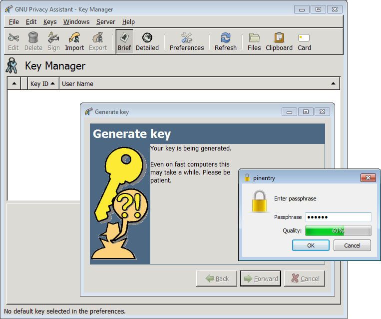 GPG4Win: Gpg4win (GNU Privacy Guard for Windows) is encryption software ...