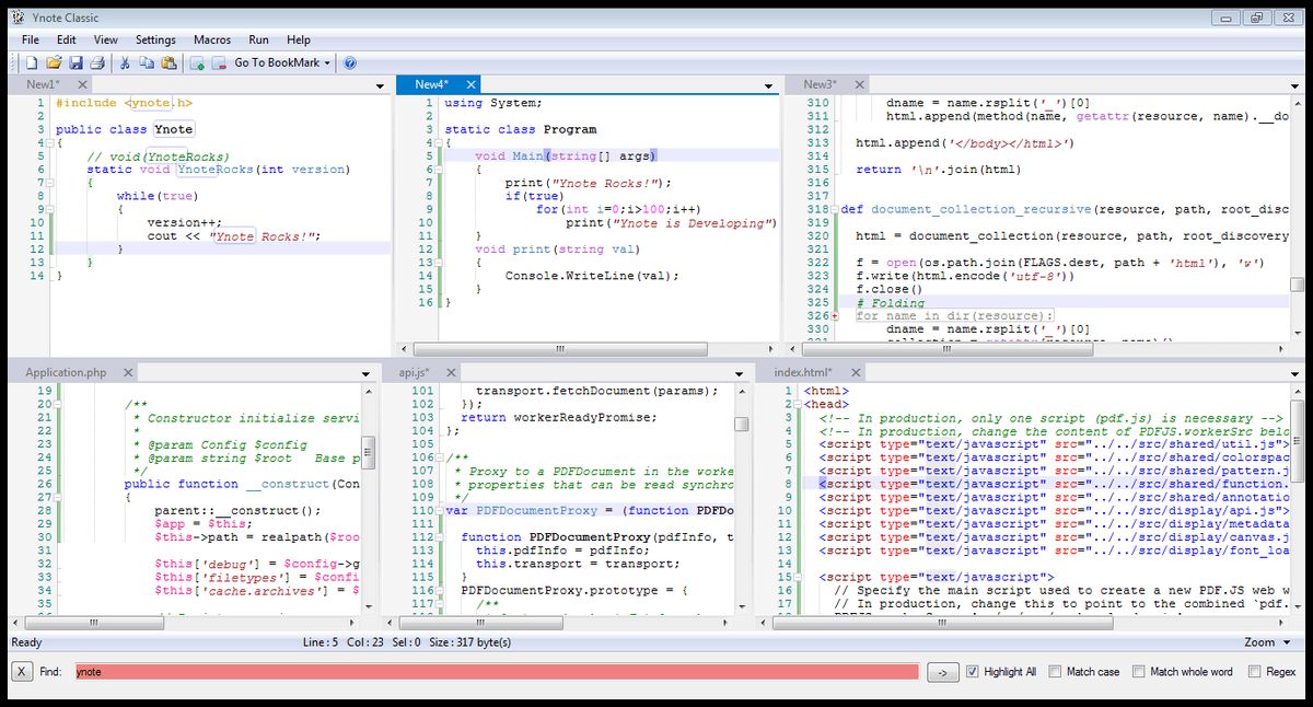 Ynote Classic Alternatives 25 Text And Code Editors Alternativeto 