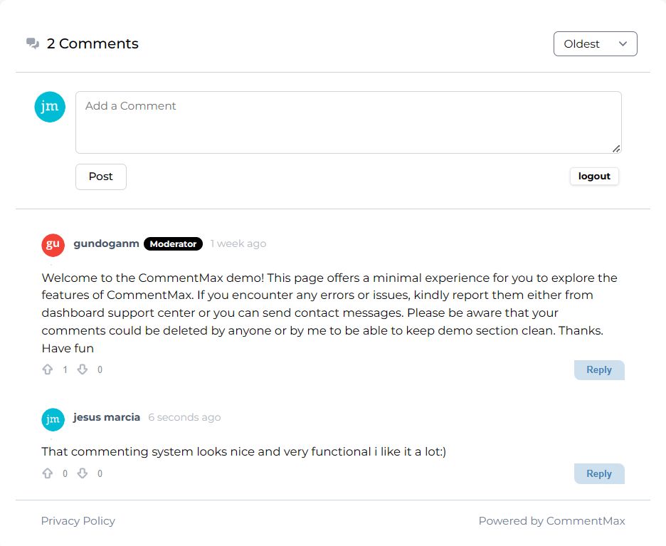 CommentMax Alternatives: Top 2 Comment Platforms & Similar Websites ...
