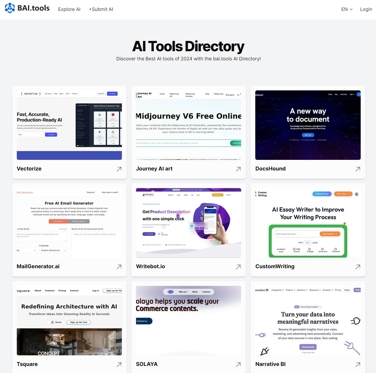 bai.tools: Best AI Tools Directory - bai.tools | AlternativeTo