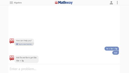 Mathway: Mathematical equation solver that supports math of any level ...