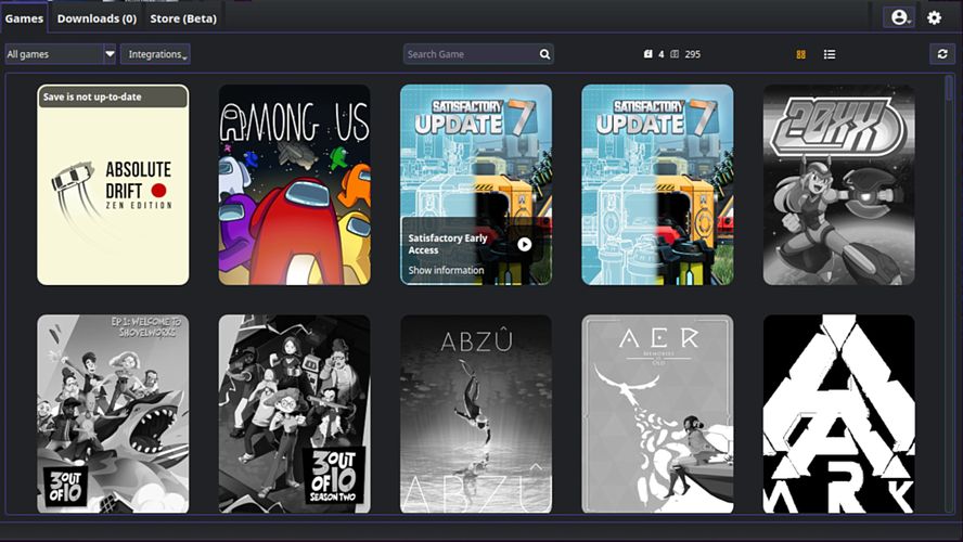 Rare Launcher: GUI for legendary. An Epic Games Launcher open source ...