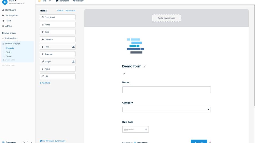 Baserow: The open platform to create scalable databases and applications—without code ...