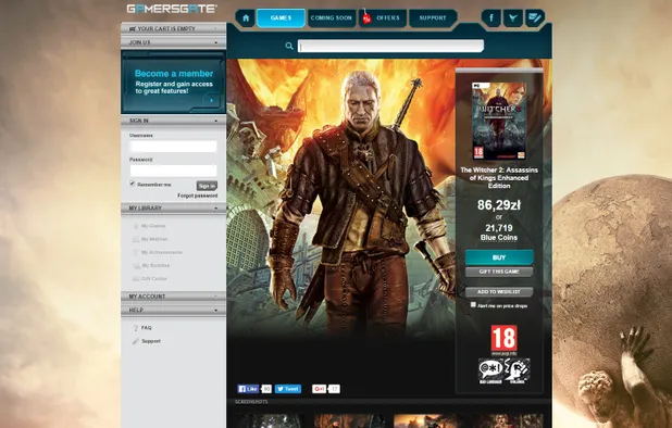 GamersGate: Buy and download games instantly for PC and Mac | AlternativeTo