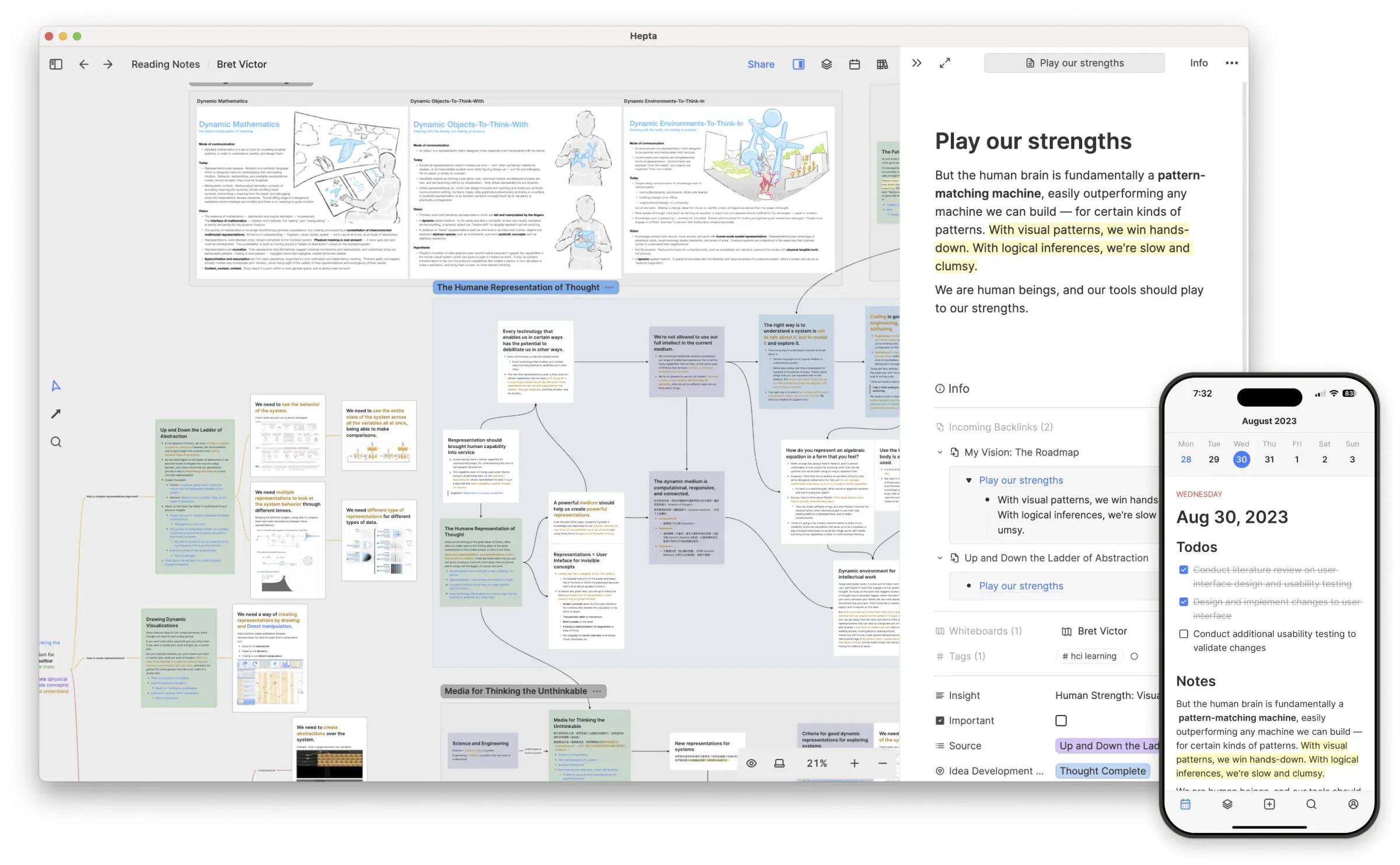 Heptabase: The visual note-taking tool for learning complex topics | AlternativeTo