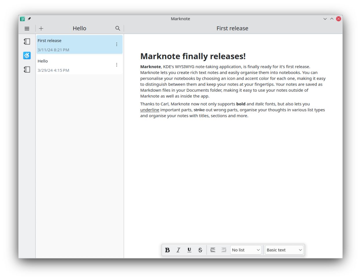 Marknote: A simple markdown note management app | AlternativeTo