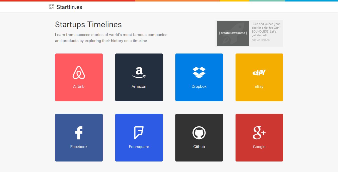 Startups Timelines Alternatives and Similar Sites & Apps | AlternativeTo