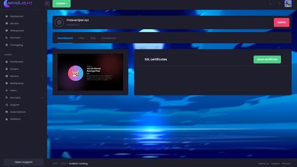 Moonlight Panel: The next generation hosting panel | AlternativeTo