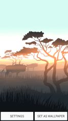 Flatland Live Wallpaper: 2D animated nature scenes live wallpaper for ...