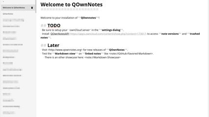 QOwnNotes: Plain text notepad with markdown support and todo list ...