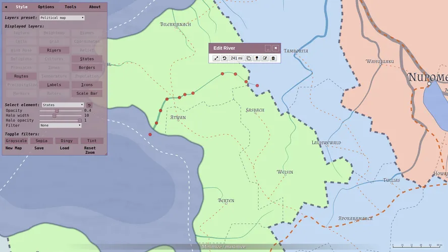 Azgaar's Fantasy Map Generator: Create and auto-generate interactive ...