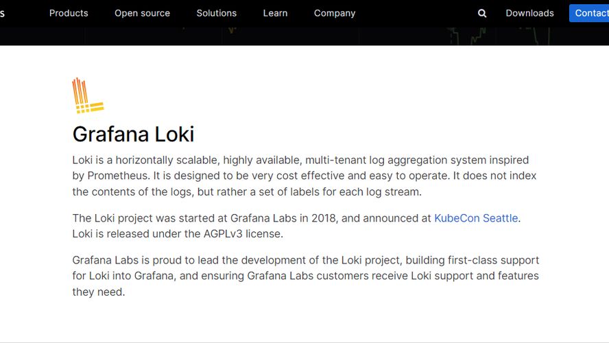 Grafana Loki: Horizontally-scalable, highly-available, multi-tenant log ...