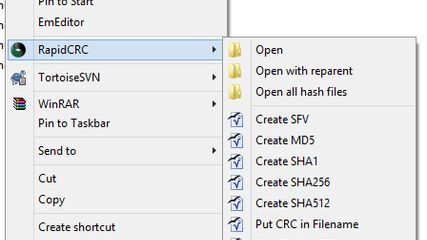 RapidCRC Unicode: RapidCRC is an open source CRC/MD5/SHA hashing ...