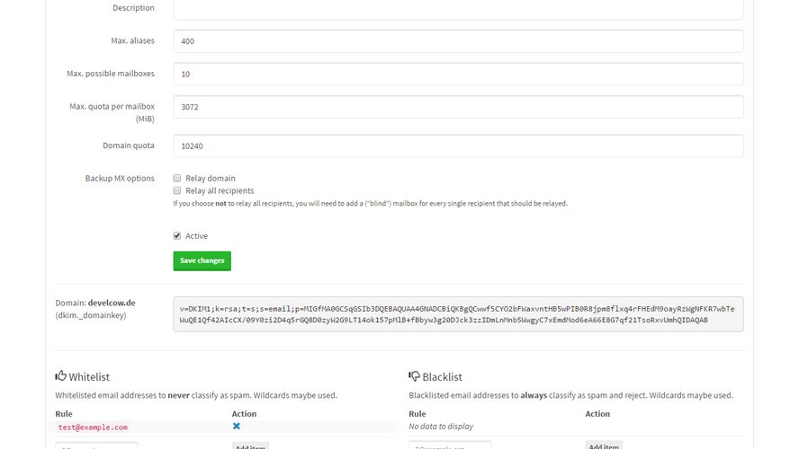 mailcow: dockerized: Mailcow is a mail server suite based on Dovecot, Postfix, SOGo, Rspamd and ...