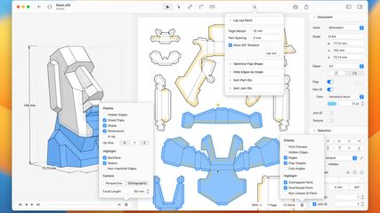 Unfolder: 3D model unfolding tool to help you create papercraft easily and quickly | AlternativeTo