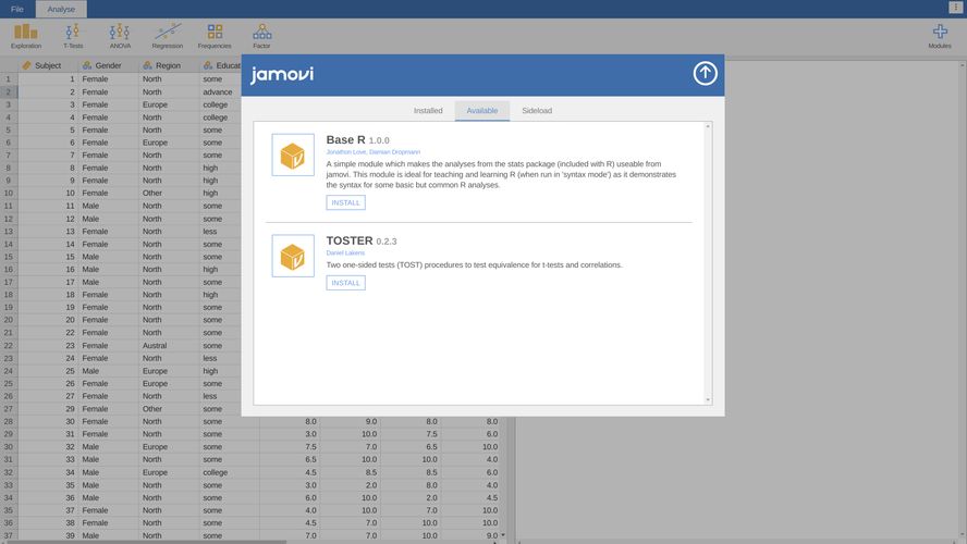 jamovi: Free and open statistical platform which is intuitive to use ...