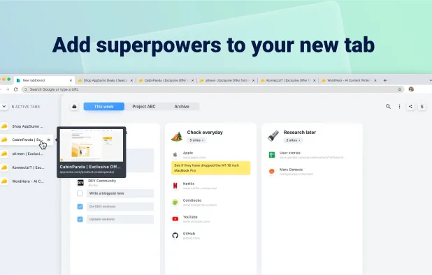Toby For Tabs Alternatives: 25+ Tab Managers & Similar Apps | AlternativeTo