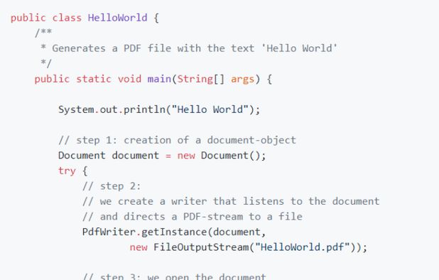 Openpdf Java Library For Creating And Editing Pdf Files With A Lgpl And Mpl Open Source