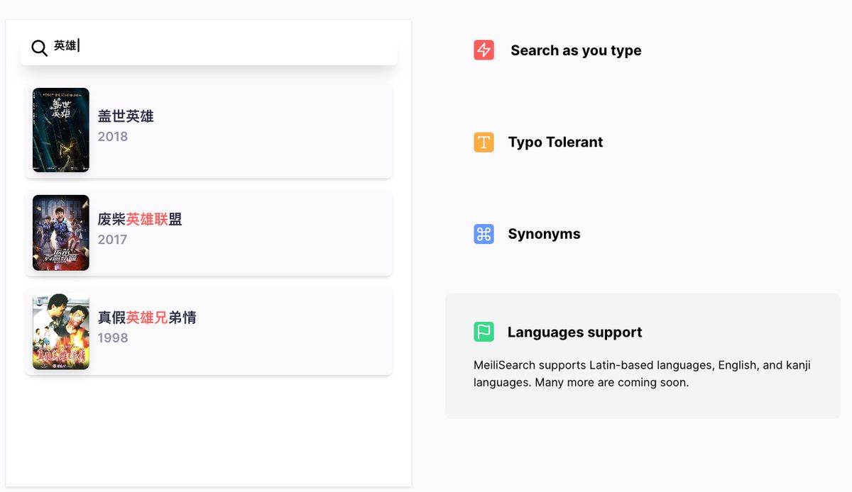 MeiliSearch: App Reviews, Features, Pricing & Download | AlternativeTo