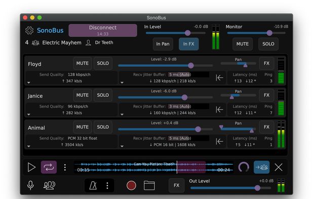 SonoBus: A real-time network audio streaming collaboration tool | AlternativeTo