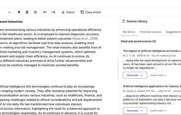 Litero AI: Academic copilot that helps research, write, paraphrase, and cite. Effortlessly ...