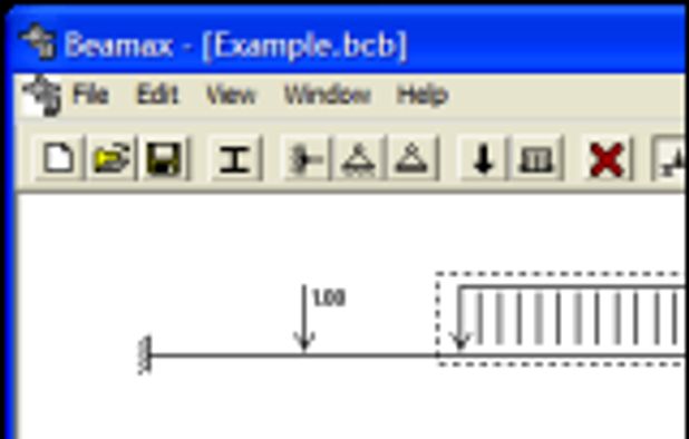 Beamax: Application for visually editing and analyzing continuous beam ...