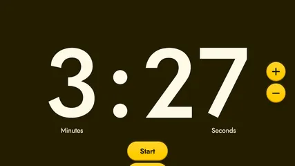 Big Timer: Fullscreen countdown timer for workshops, presentations and meetings in your ...
