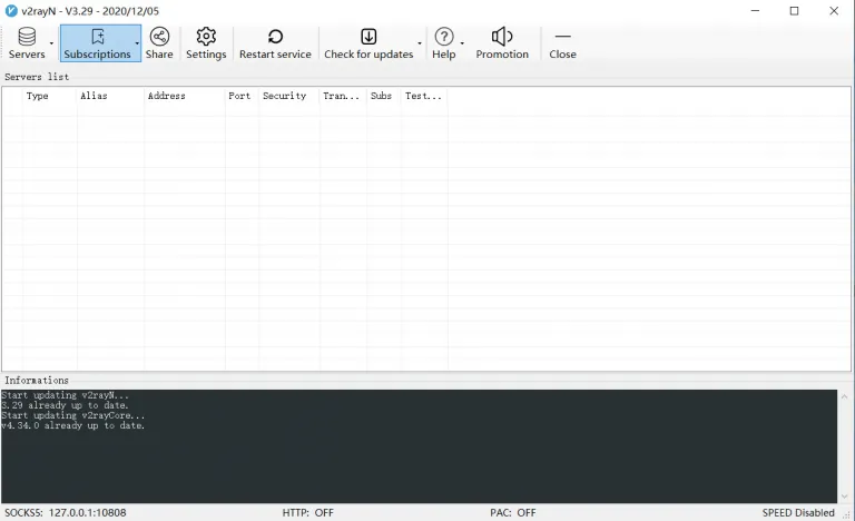 v2rayN: This V2Ray client offers users the possibility to navigate the ...