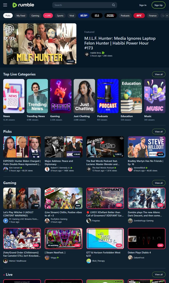 Rumble Alternatives: 25+ Video Sharing Tools | AlternativeTo