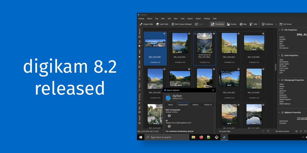digiKam 8.2 brings many bug fixes and enhancements, with auto-tags ...