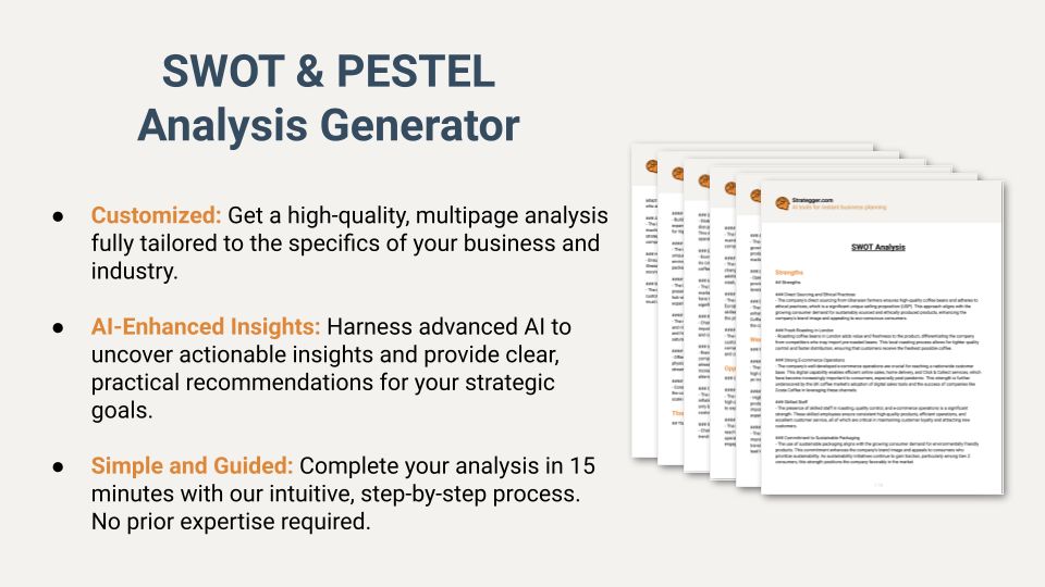 Strategger.com: AI-powered tools to generate professional, fully ...