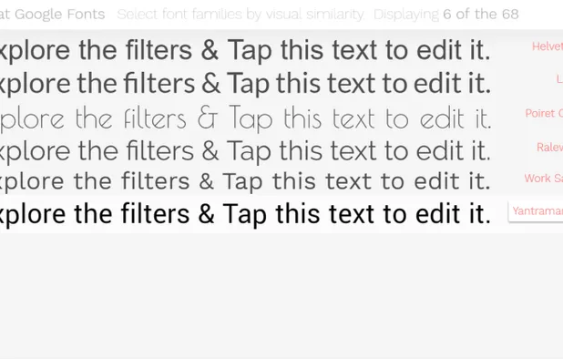 Trendy Google Fonts Combinations Alternatives and Similar Sites & Apps ...