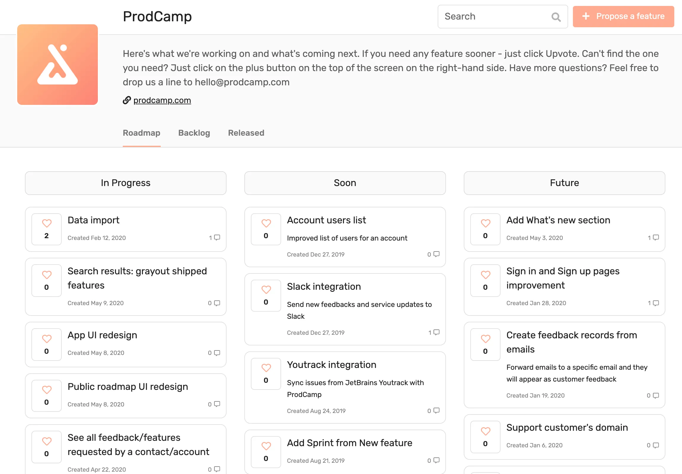 ProdCamp Alternatives: Top 12 Customer Feedback Managers & Similar Apps | AlternativeTo