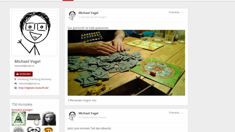 Friendica: Distributed social network. With focus on decentralization ...