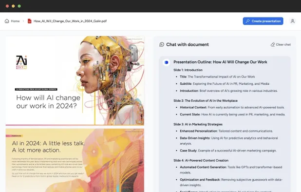SlideSpeak AI: AI Presentation Software - Create and design ...