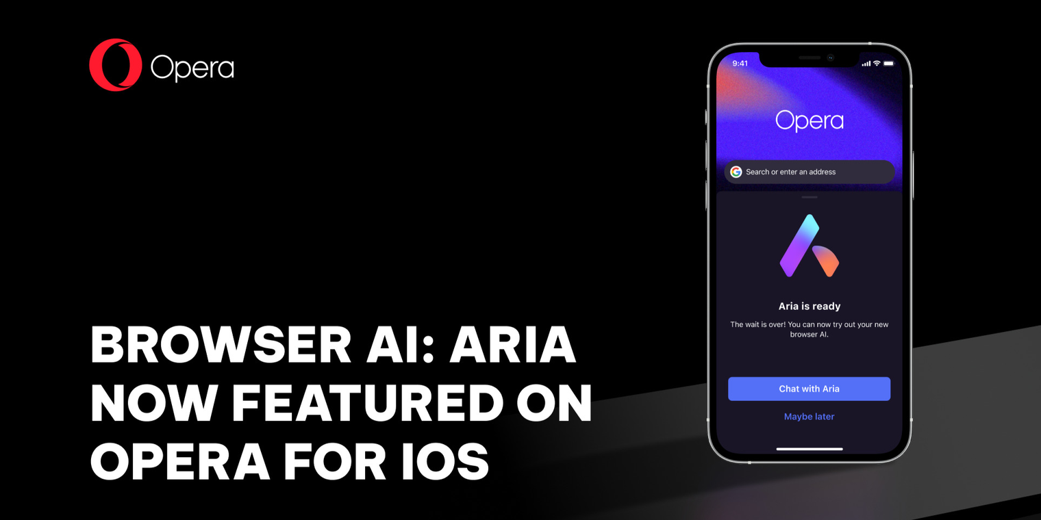 Opera's AI feature Aria is now available for iOS users, expanding reach ...