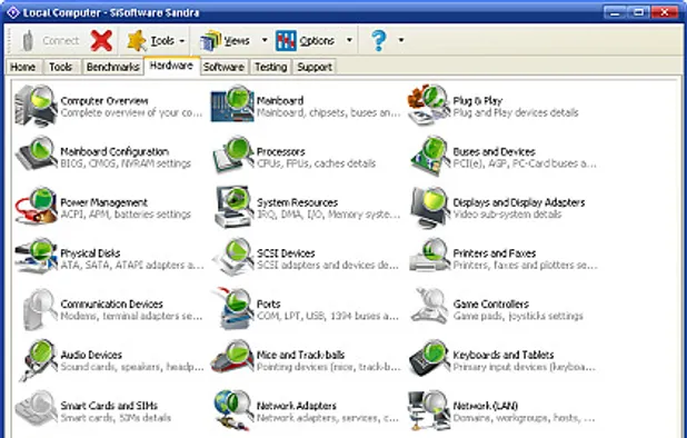 SiSoftware Sandra: SANDRA is a system analyser that includes ...