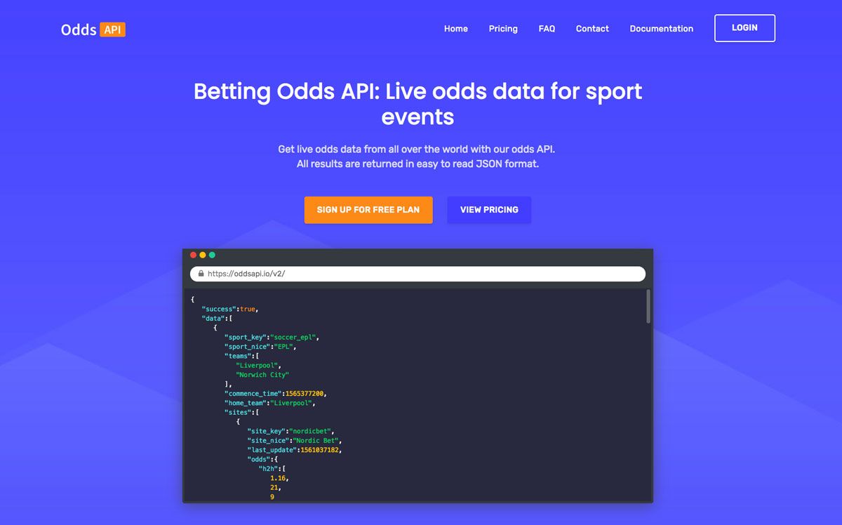 Oddsapi Alternatives and Similar Sites & Apps | AlternativeTo