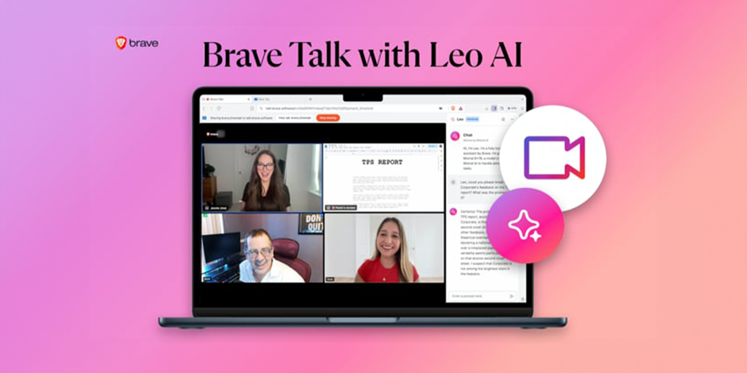 Brave integrates its AI assistant Leo into Brave Talk for enhanced ...