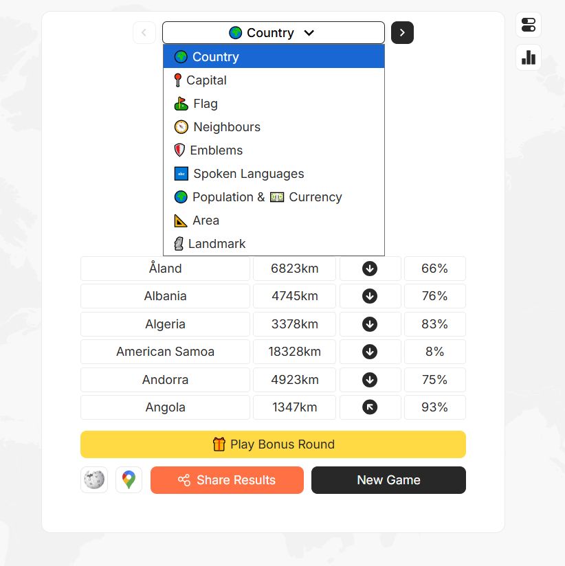 Worldle Game: Enjoy unlimited country-guessing puzzles. | AlternativeTo