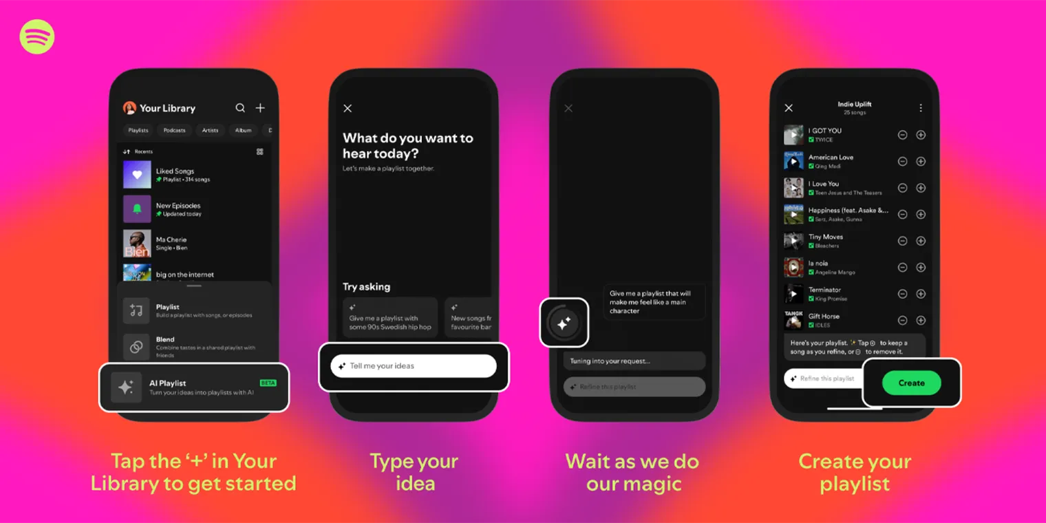 Spotify expands AI playlist feature to 45 countries for premium users ...
