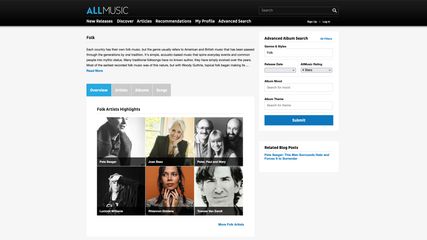 AllMusic: Provides comprehensive music info including reviews and ...