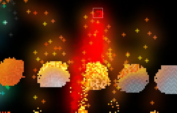 Sandboxels: In-browser falling sand simulation game, with mechanics ...