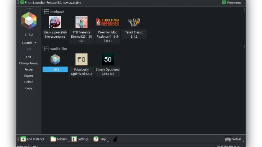 Prism Launcher: A custom launcher for Minecraft that allows you to ...