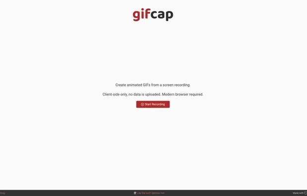 Gifcap: It's a tool for creating animated GIFs from a screen recording ...