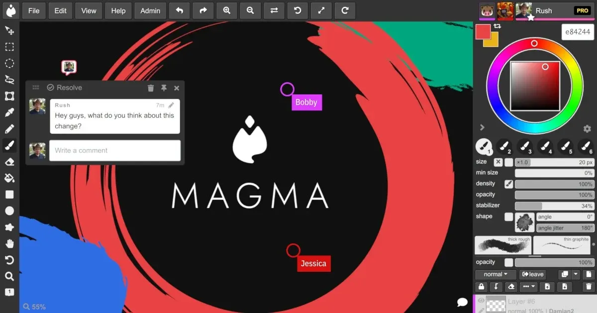 Magma - Draw Together: Magma is where artists draw, collaborate, and ...