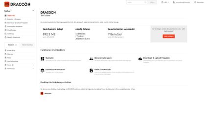 DRACOON: Highly secure enterprise filesharing platform, which combines ...