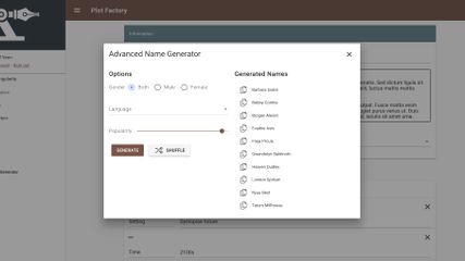 Plot Factory: Online story planner, organizer, and writing application ...