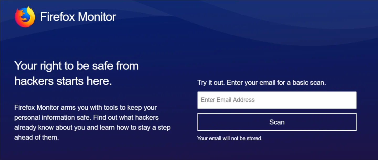 Mozilla Monitor: Arms you with tools to keep your personal information ...