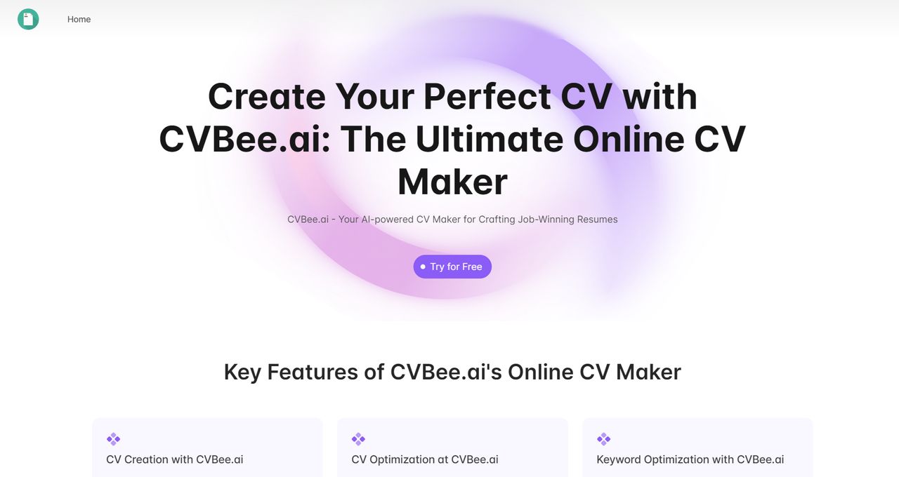 CVBee.ai: AI-powered CV maker designed to help job seekers create or optimize their | AlternativeTo